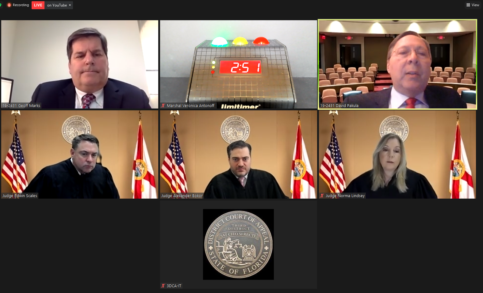 Judge Alexander S. Bokor's First Day on The Third DCA Bench - Third ...