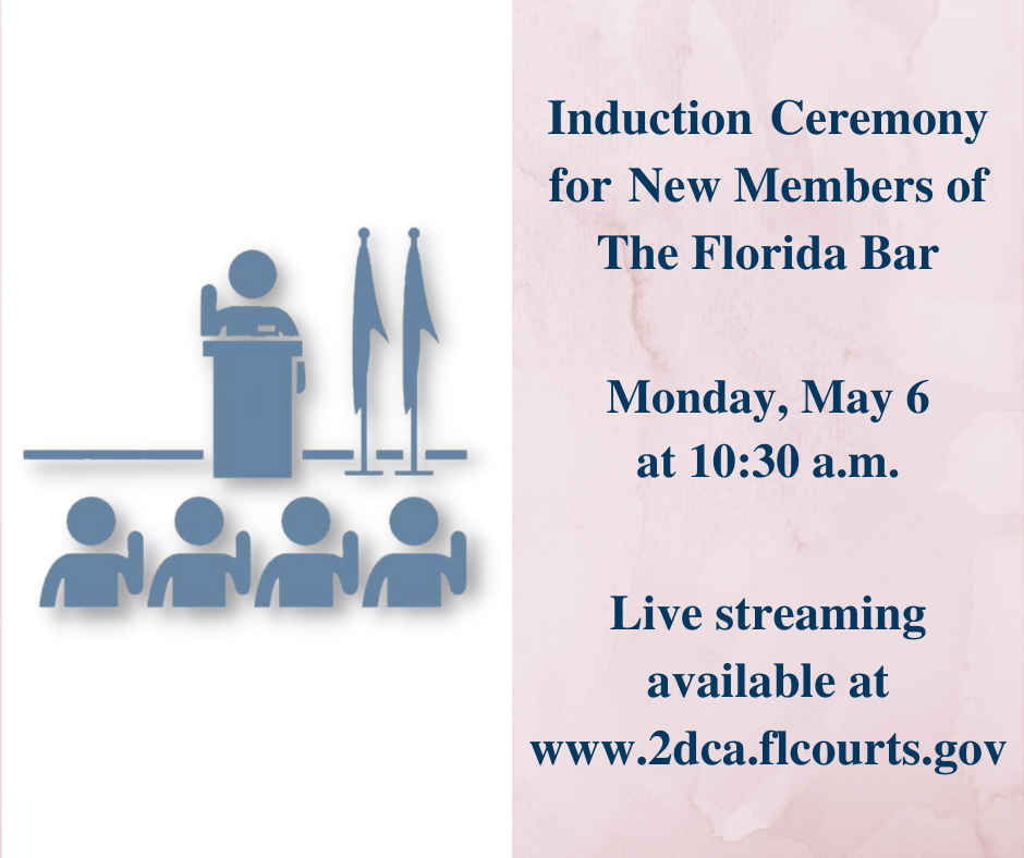 Watch our 2024 Induction Ceremony - Second District Court of Appeal