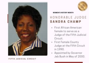 Women's History Month in the 5th Judicial Circuit - Court News Florida