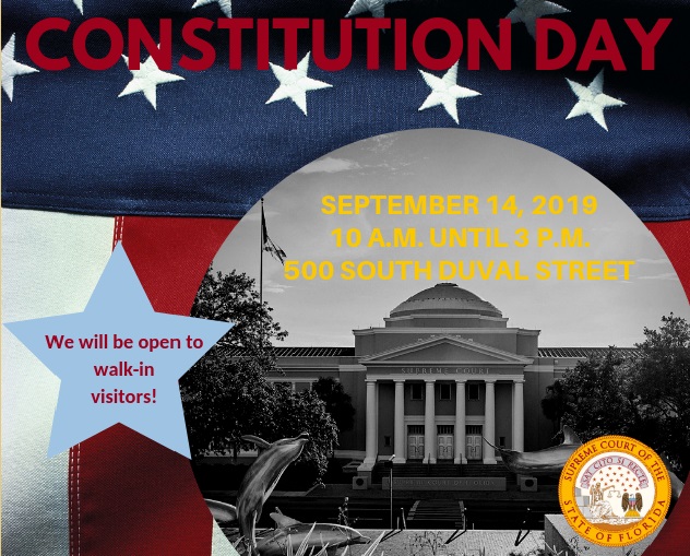 Constitution Day Open House September 14 - Supreme Court